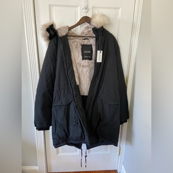 Noize | Jackets & Coats | Noize Caroline Parka Black Xxl | Poshmark